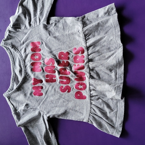 okie dokie | Shirts & Tops | 4t Mom Has Super Powers Shirt | Poshmark